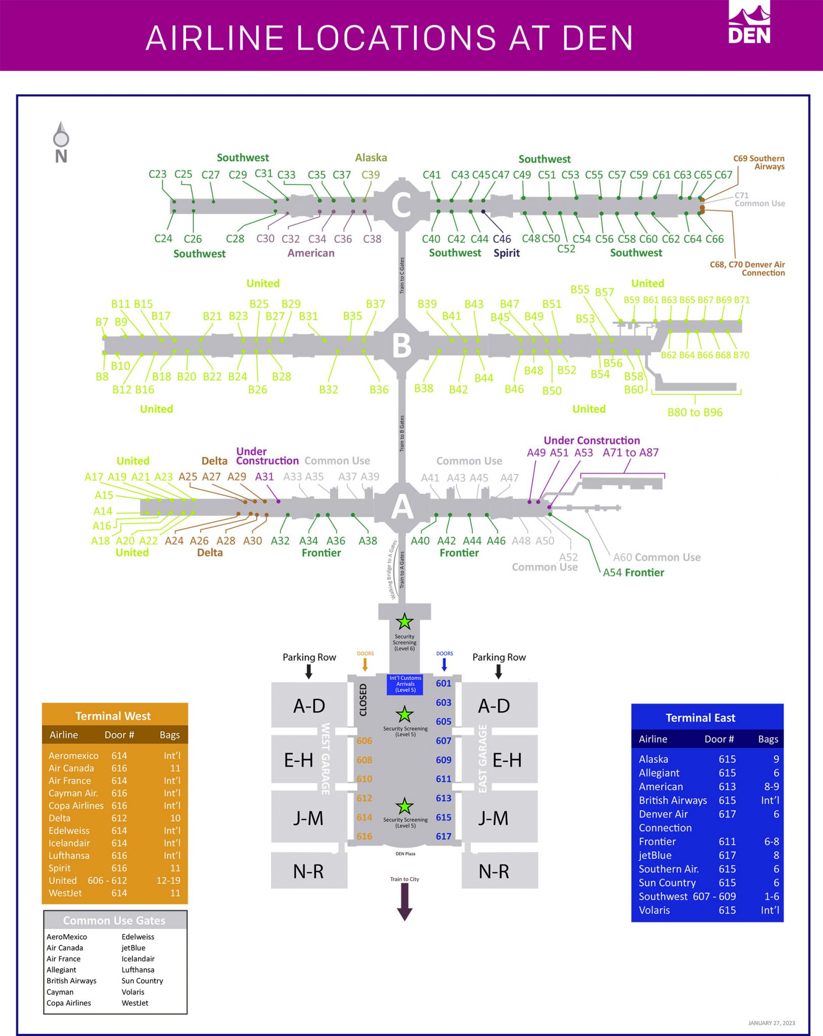 Airlines operating at Denver Airport | DEN