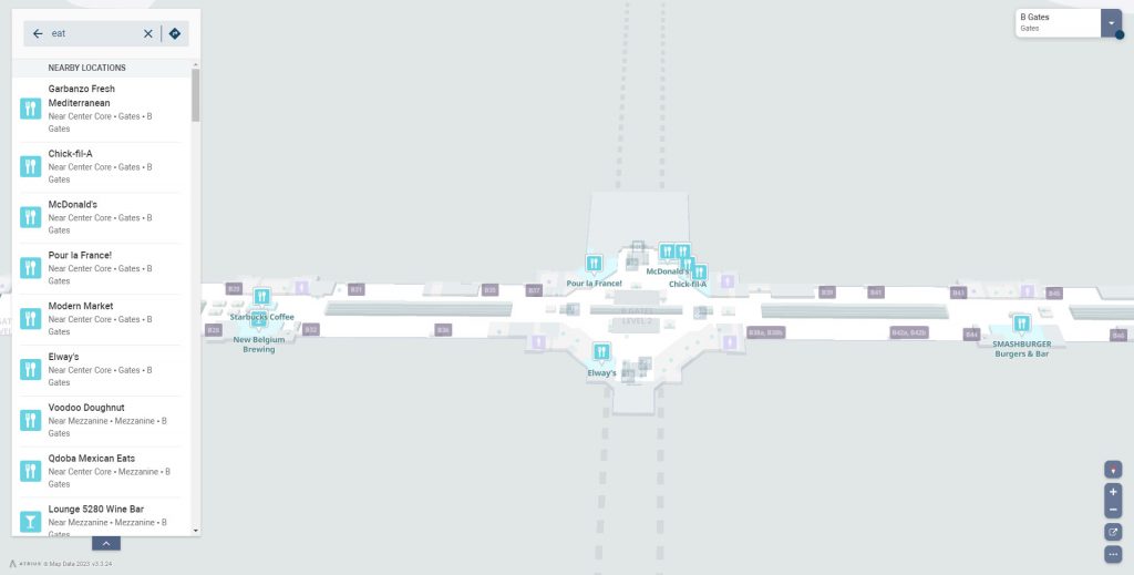 Restaurants and cafes Denver airport | DEN gate A, B, C