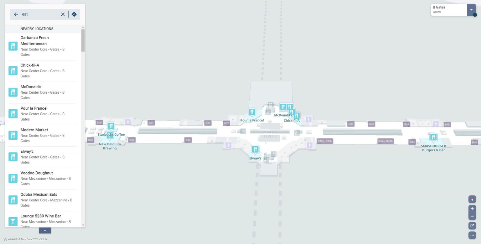 Restaurants and cafes Denver airport | DEN gate A, B, C