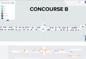 Terminals map at Denver Airport | DEN Concourse A - B - C