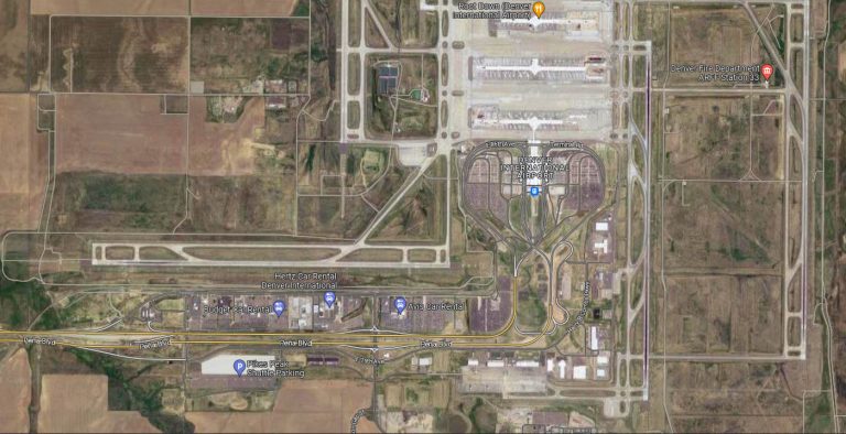 Terminals map at Denver Airport | DEN Concourse A - B - C